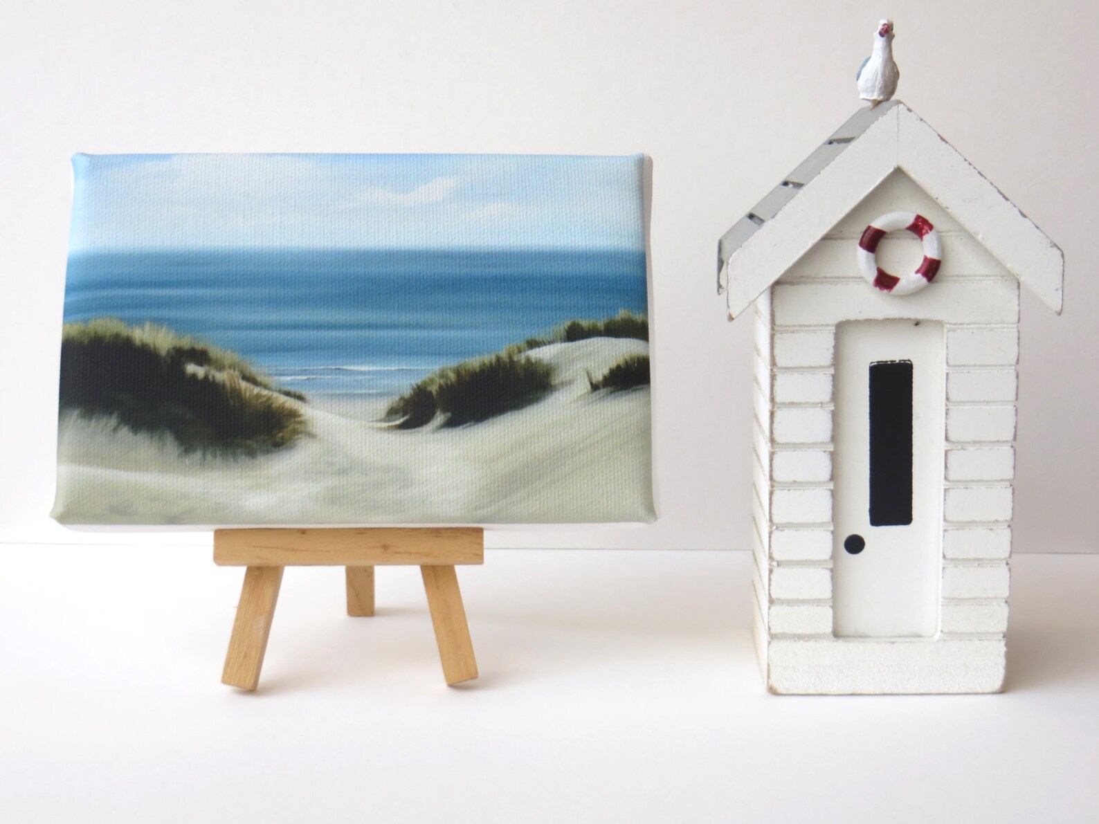 Sand Dunes at the Beach Mini Canvas Art Print - Etsy