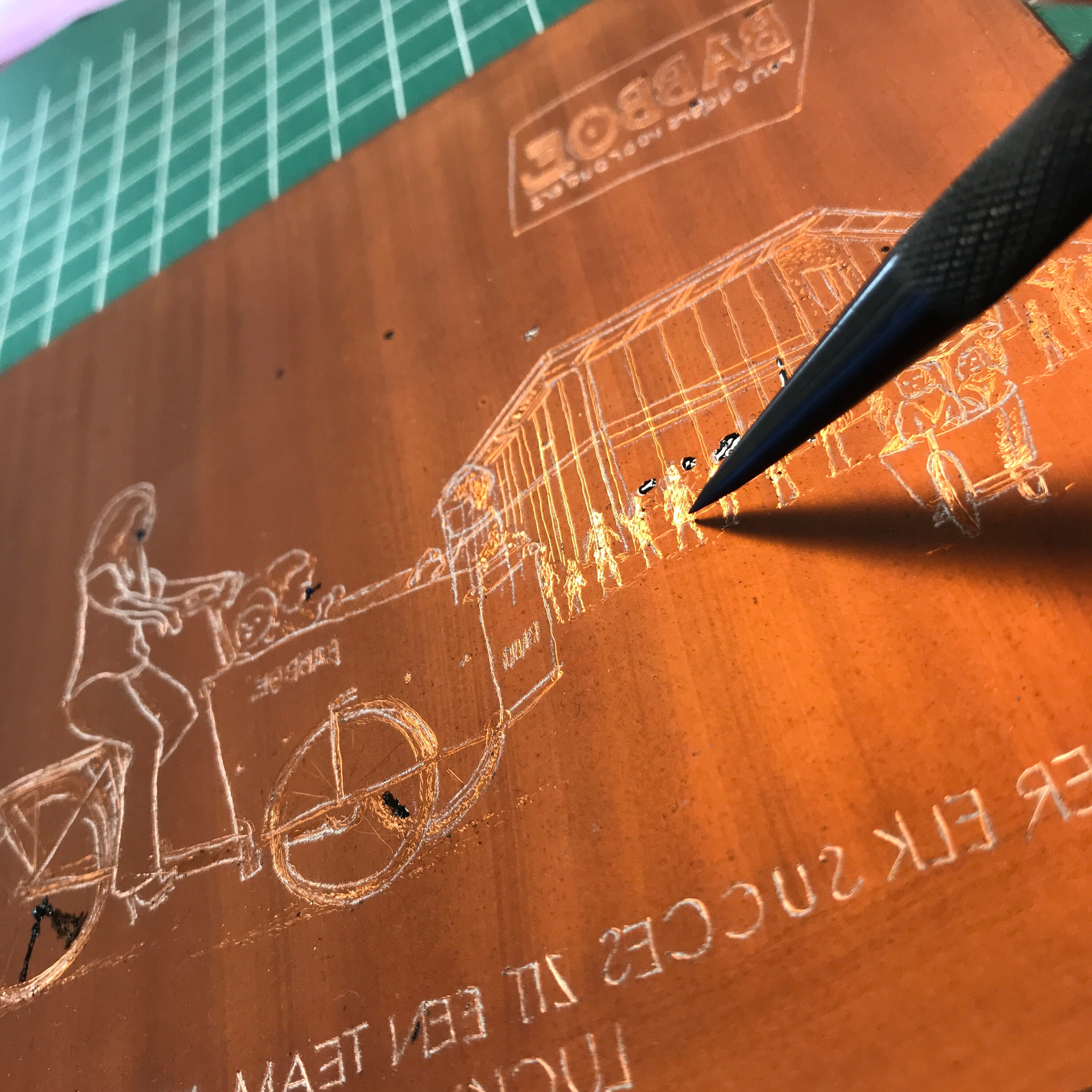 Personalised limited edition custom etching: made to measure sold by ...