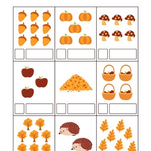 Fall Worksheets for School. - Etsy
