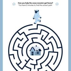 Winter School Worksheets - Etsy