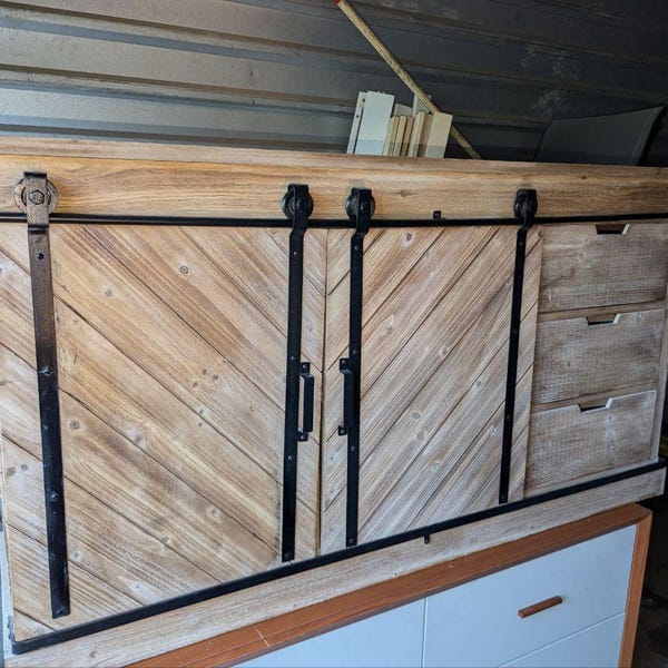 Barn Door Cabinet - Etsy