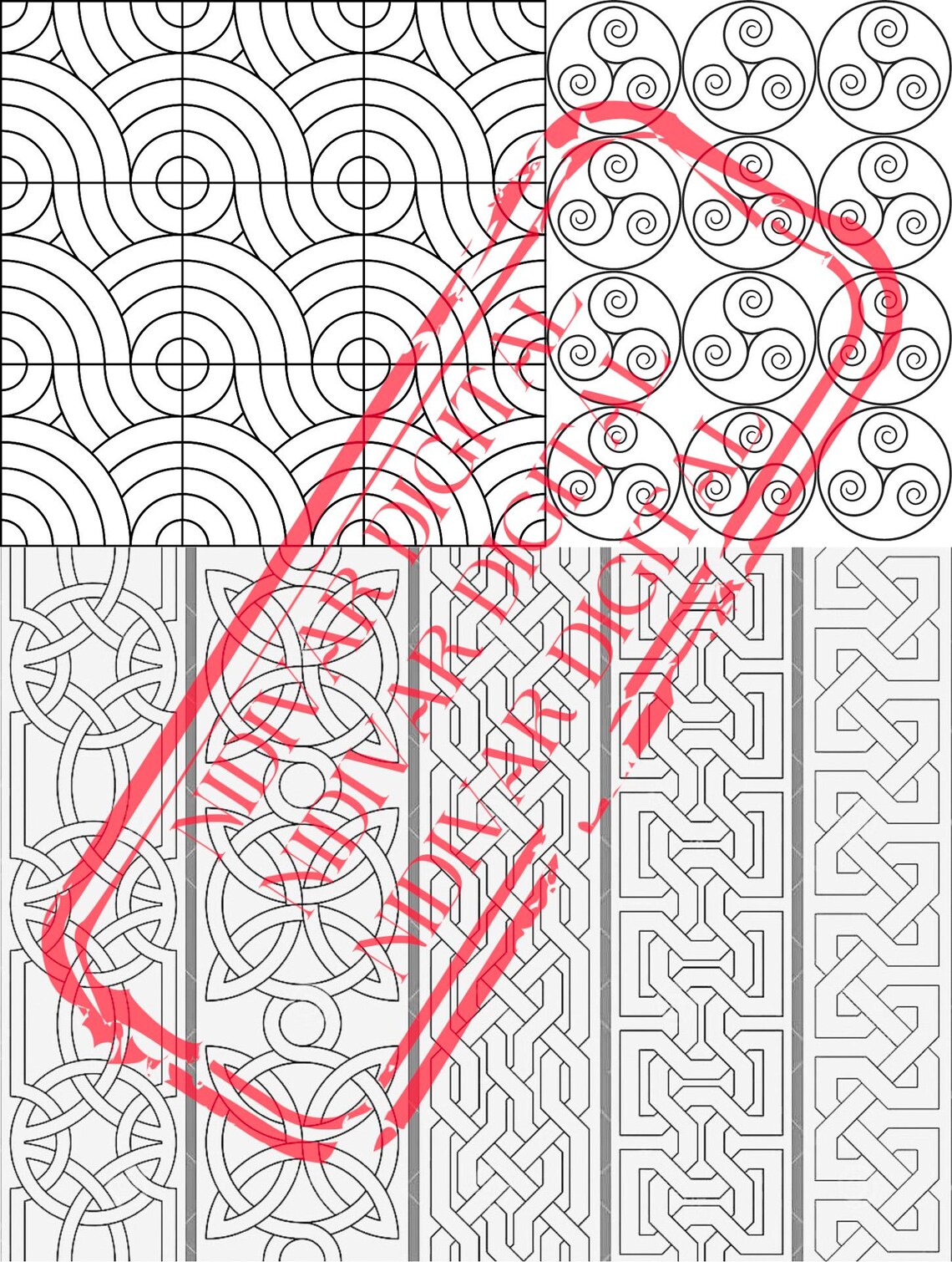 Line and Curve Stencil, Perfect for Tattoo Practice and Drawing - Etsy