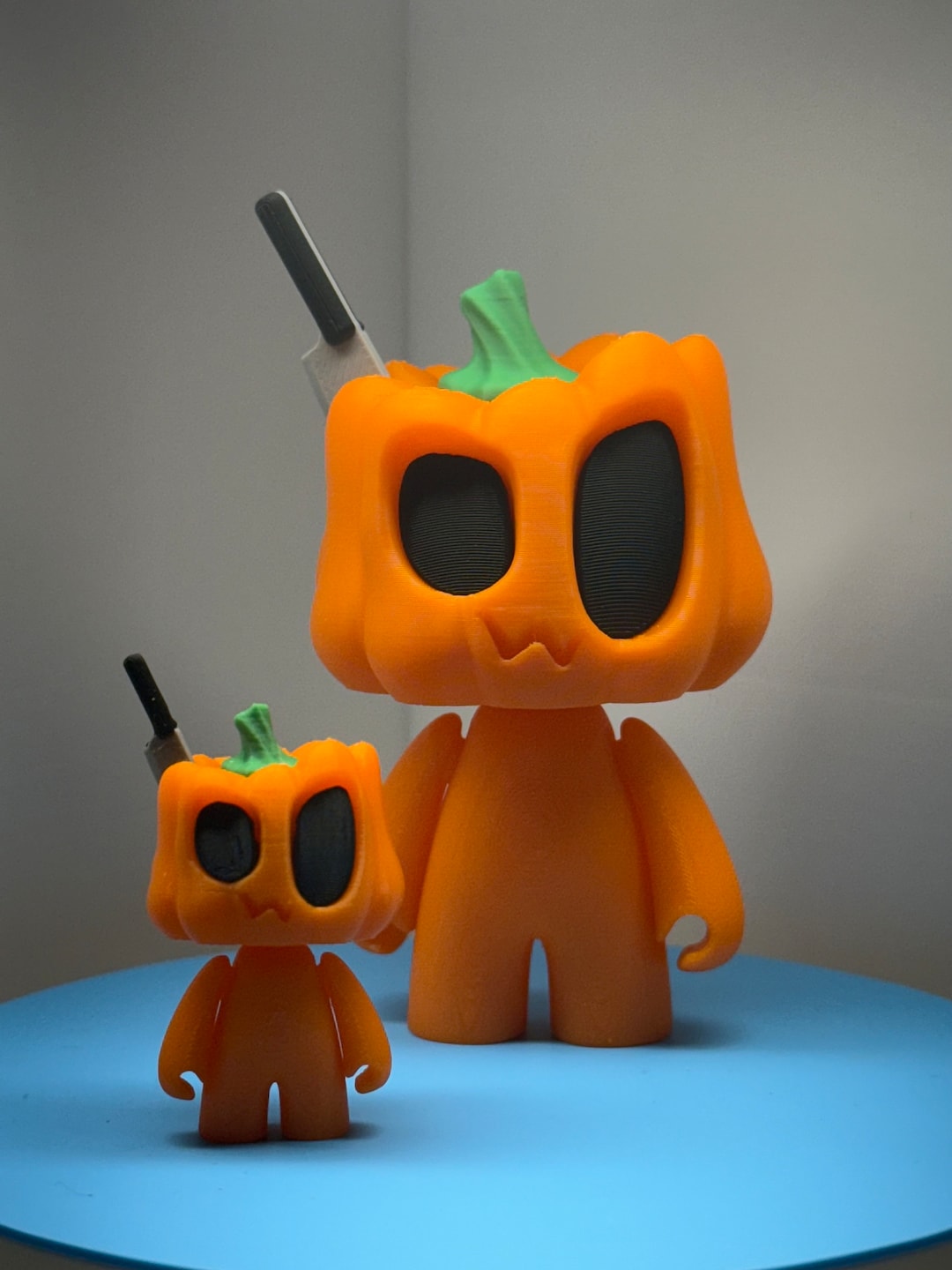 Set of 3 MINI 2-inch Lil Jacko's 3D Printed Jack-o-lantern Figures ...