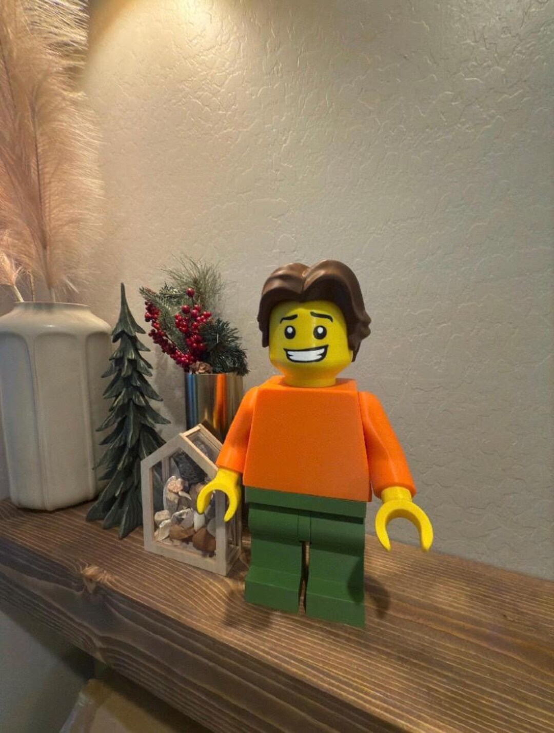 16-inch Custom Brick Statue Customizable Collectible Figure for Kids ...