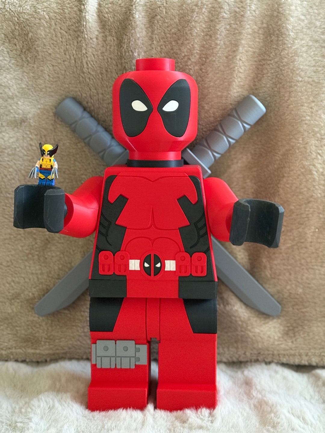 16-inch Brick BIGFIG Deadpool Figure Ultimate Marvel Collectible ...