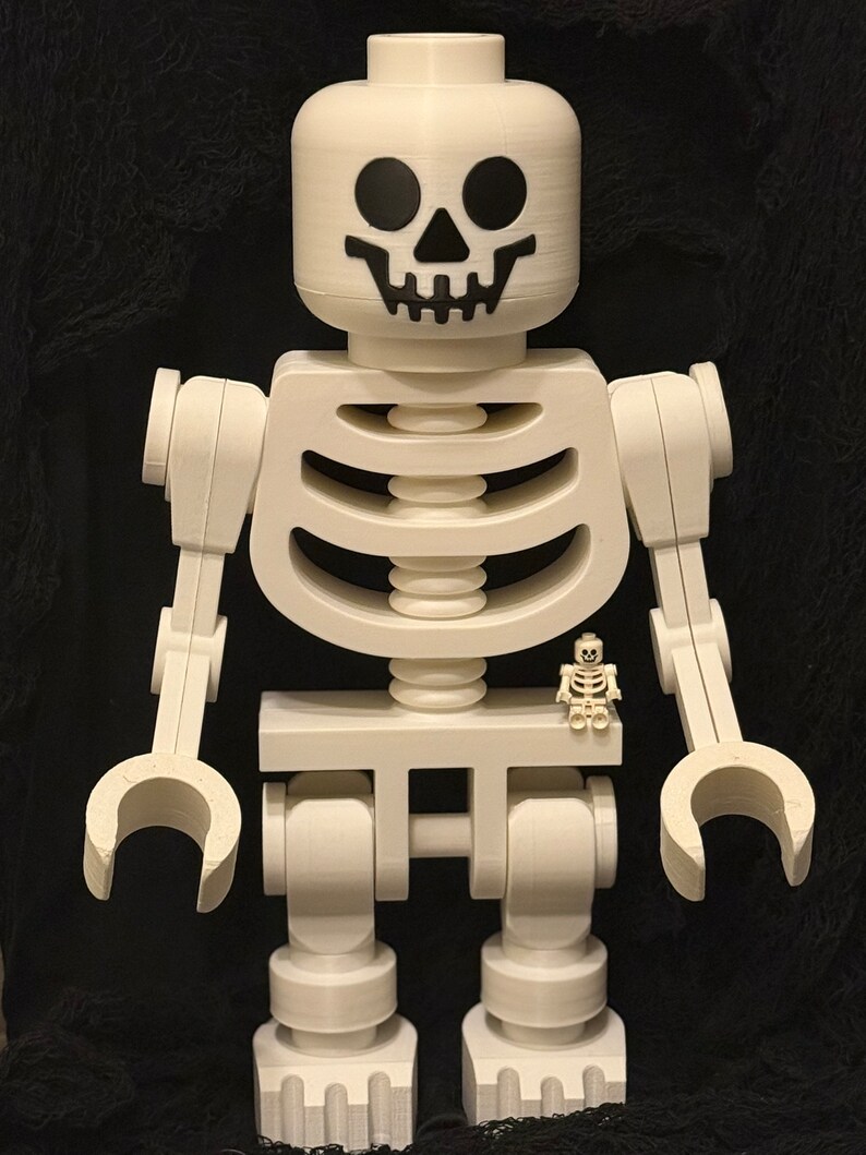 16-inch Brick BIG Fig Skeleton Fun & Unique Halloween Decor Great Gift ...