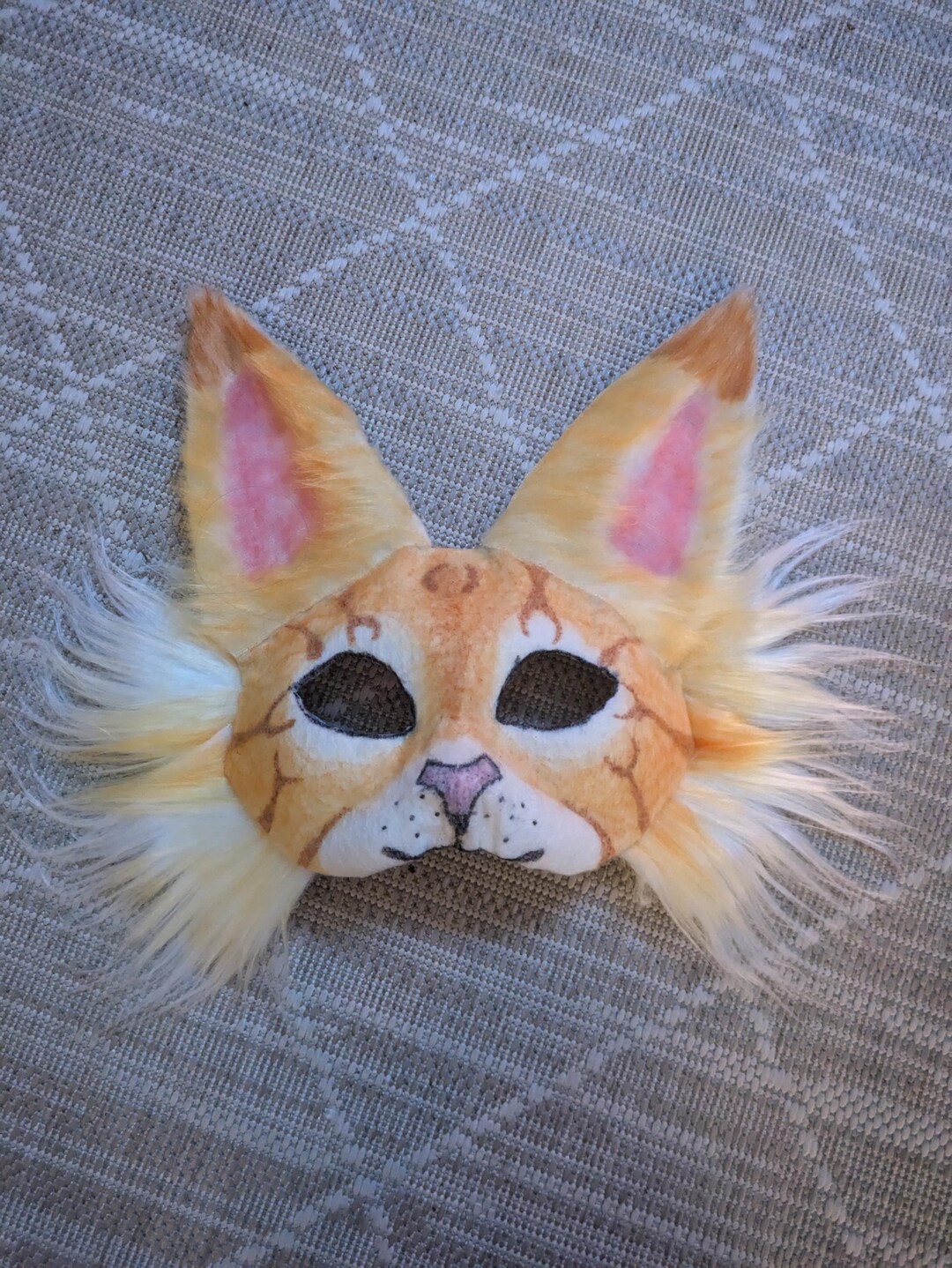 Golden Tabby Cat Therian Mask - Etsy