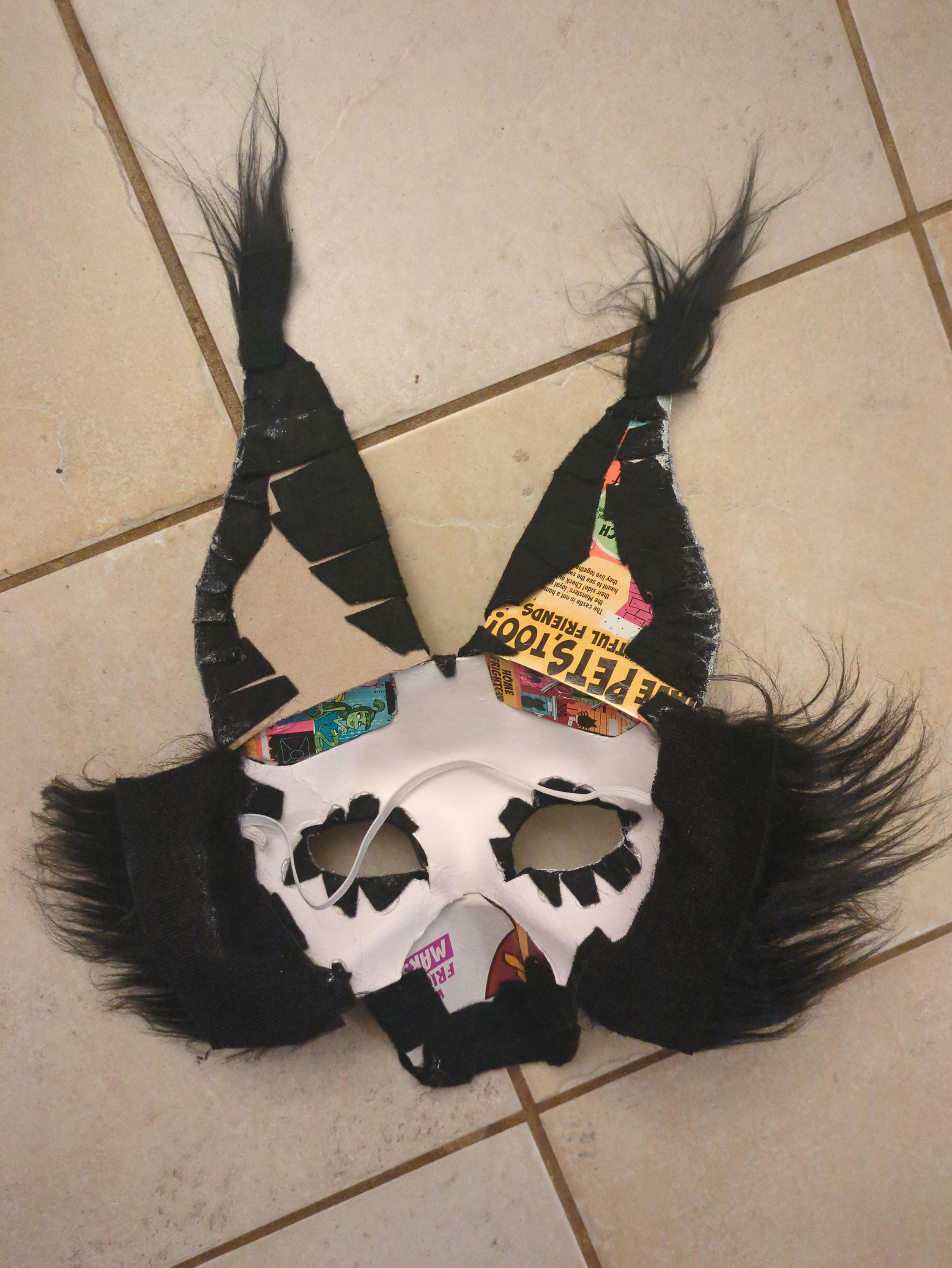 Black Wolf Therian Mask - Etsy