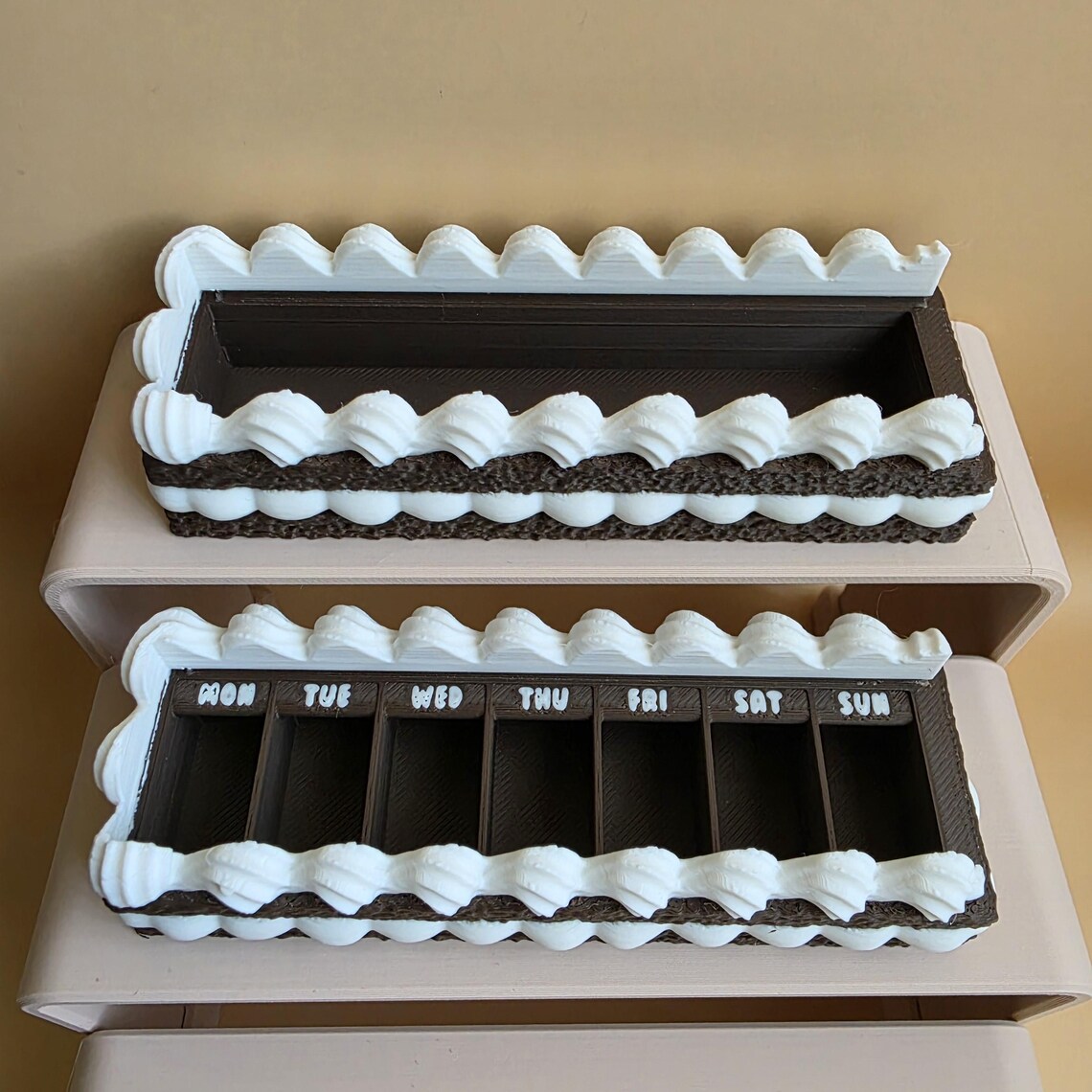 Pill Case Box, Pill Organizer, Dessert Cake Design, Strawberries ...