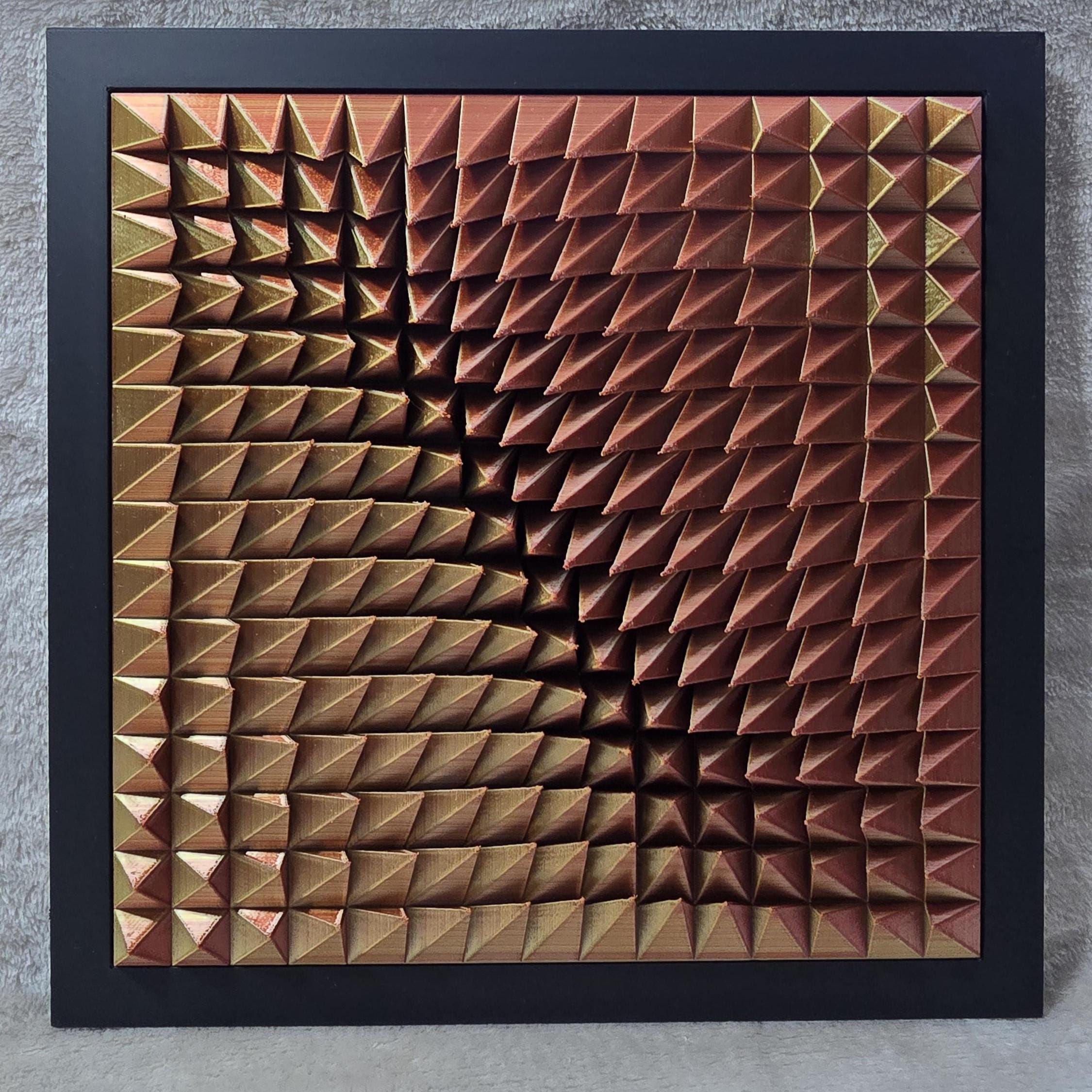 Tectonic Collision I Parametric Form I 3D Wall Art I Design Decor I 3D ...