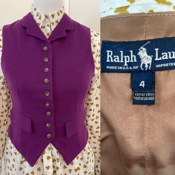 Ralph Lauren Vest - Etsy