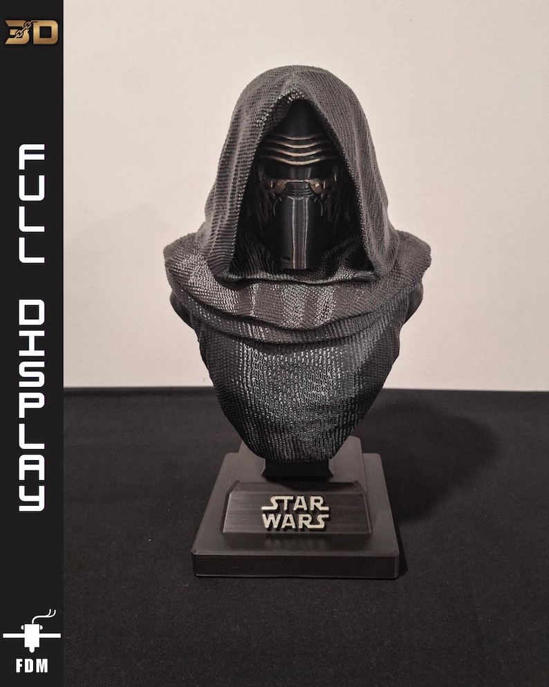 Kylo Ren Star Wars Life-size Bust Statue | 3d Printed Star Wars ...