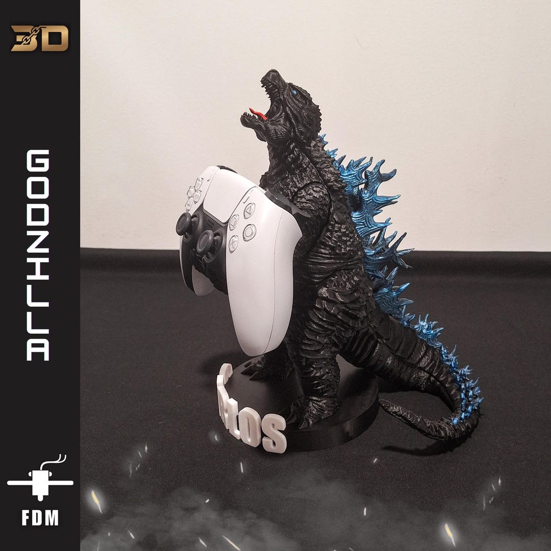 Controle de Godzilla | Suporte para celular | Suporte de monstro para ...
