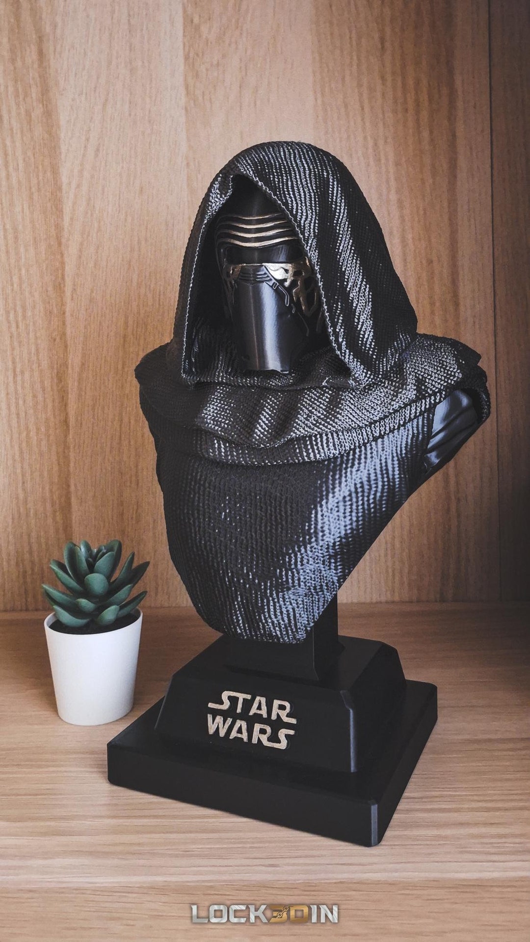 Kylo Ren Star Wars Life-size Bust Statue 3d Printed Star Wars Inspired ...