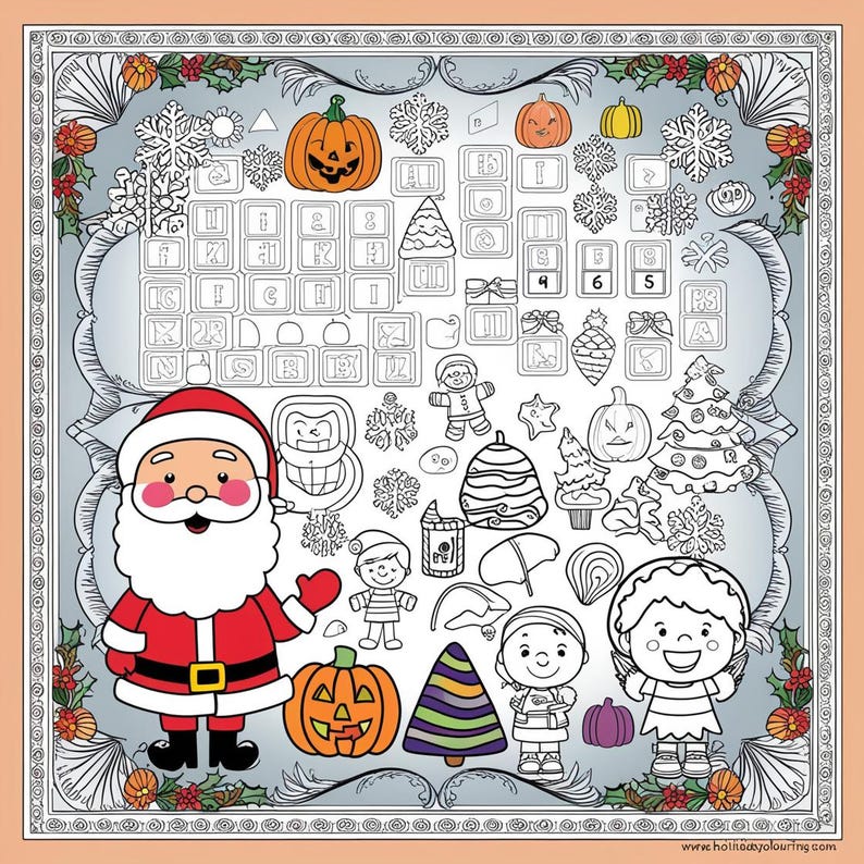 Printable Christmas Coloring Sheets | Holiday Fun for Kids & Adults ...