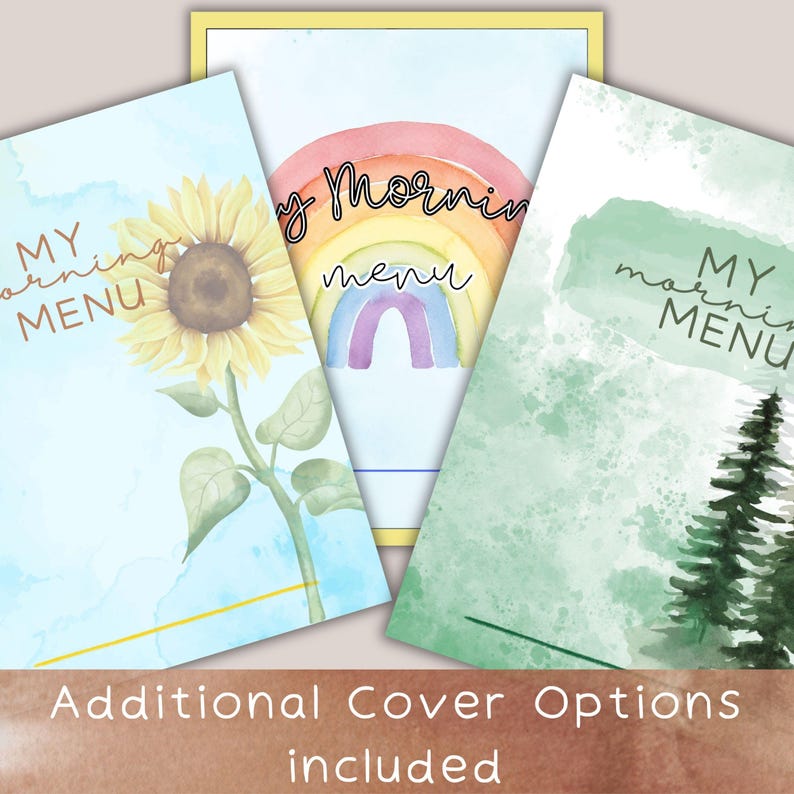 Homeschool Morning Menu for Big Kids| Morning Basket Activity, Daily ...