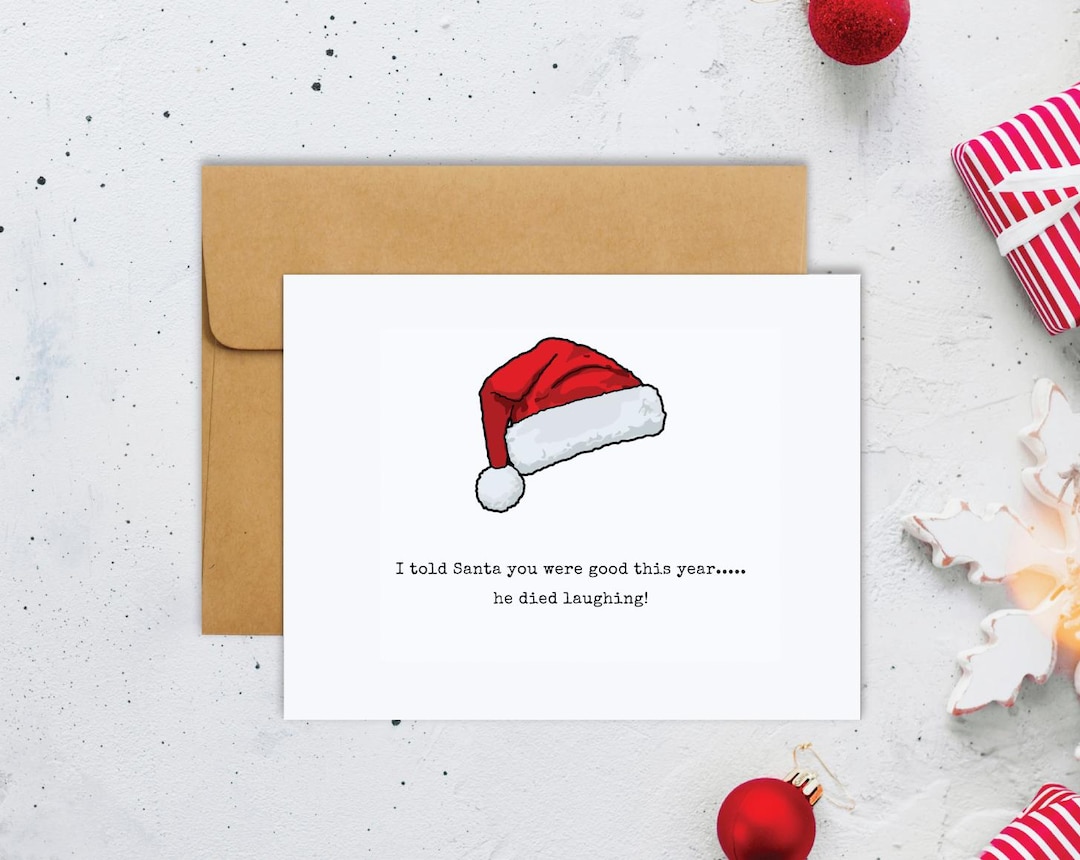 Funny Christmas Cards Hilarious & Sarcastic Cards for Adults Unique ...