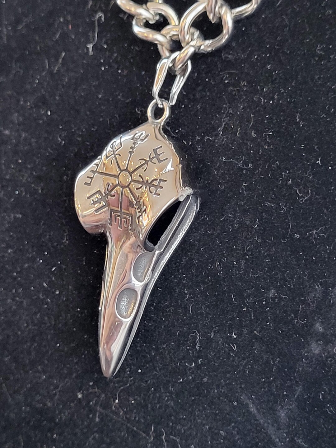 Viking Celtic "raven Skull" Amulet Necklace R102, R103 - Etsy