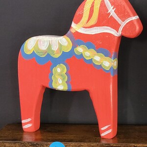 Handpainted Swedish Dala Horse DH 9,10 - Etsy