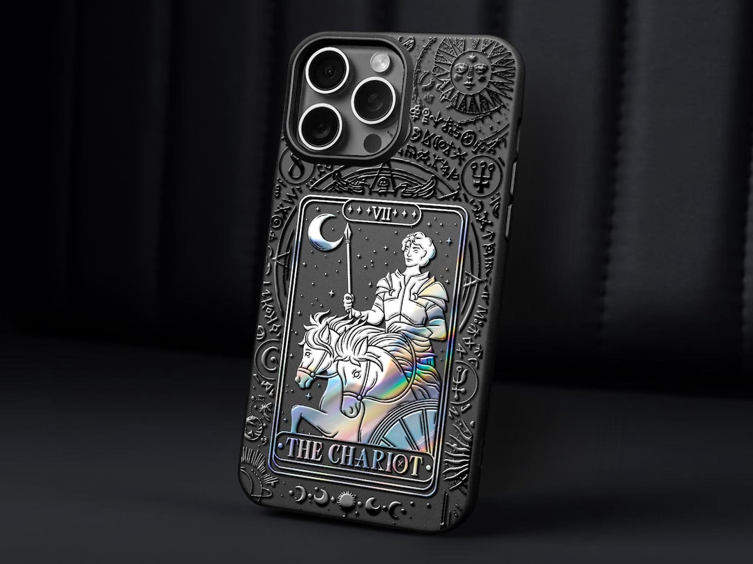 The Chariot Tarot Card iPhone Case: Esoteric Arcana Phone Cover - Etsy