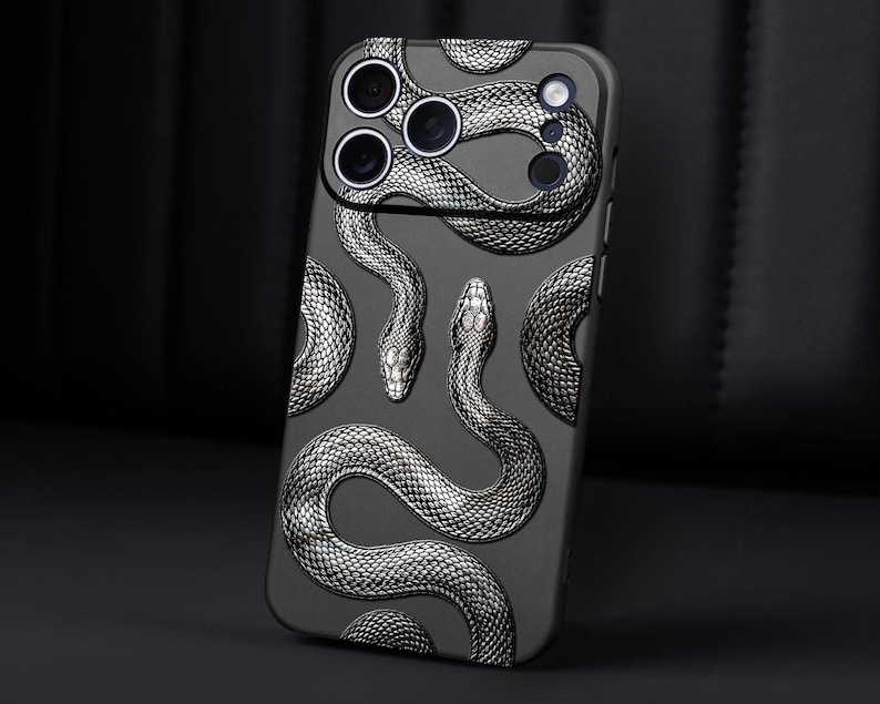 Phone Case With Snakes Design Serpent iPhone Cover - Etsy