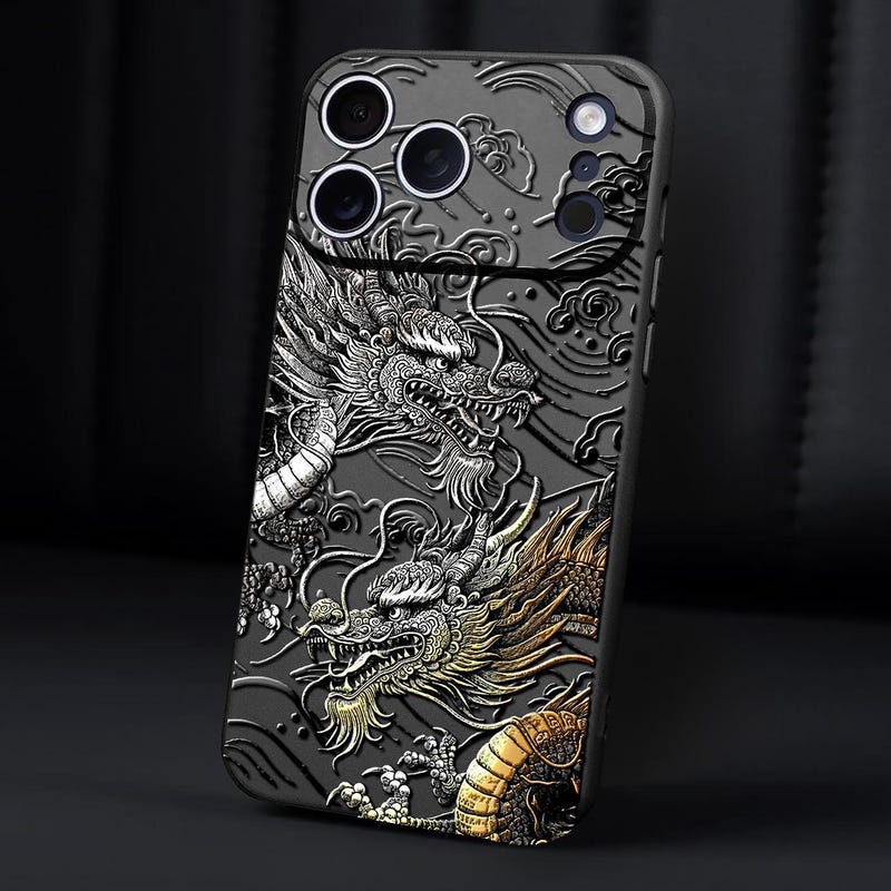 Dragon Phone Case Black - Etsy