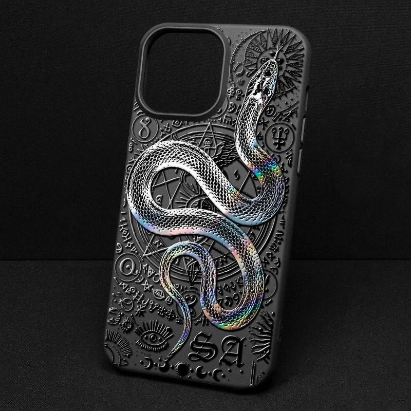 Silver Snake Case - Etsy