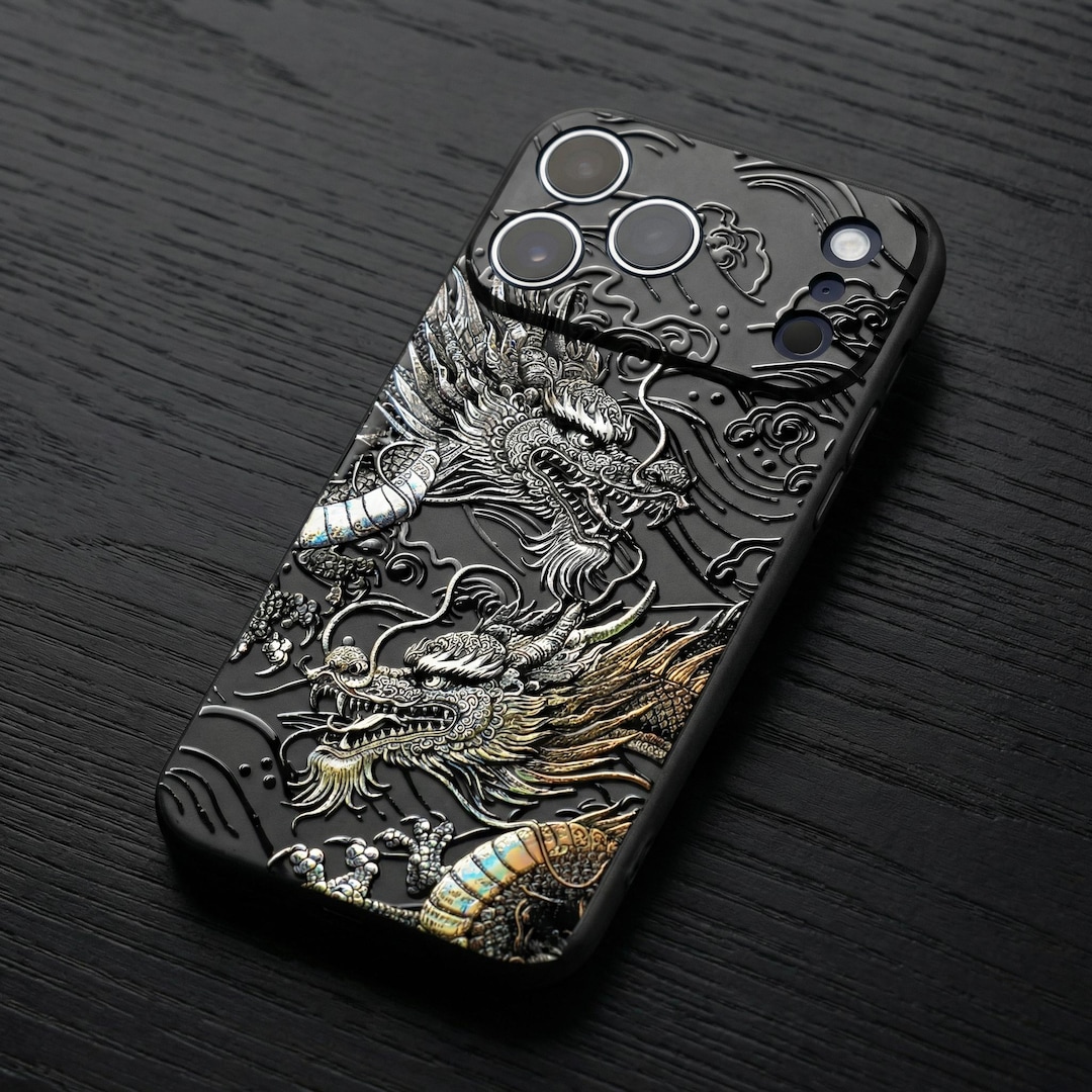 Dragon iPhone Case: Japanese Anime Manga Phone Case - Etsy