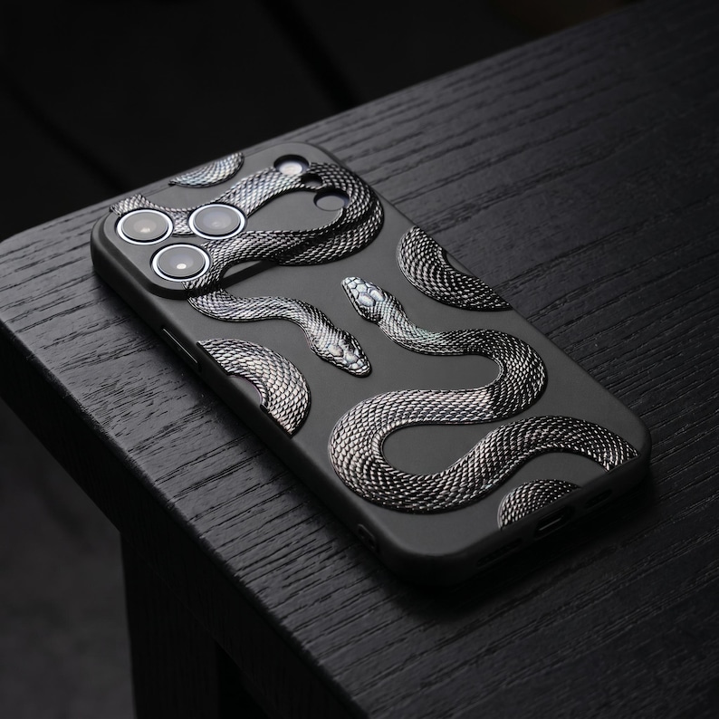 Phone Case With Snakes Design Serpent iPhone Cover - Etsy
