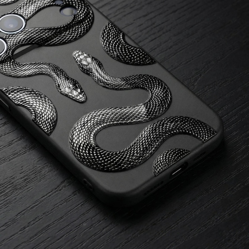 Phone Case With Snakes Design Serpent iPhone Cover - Etsy