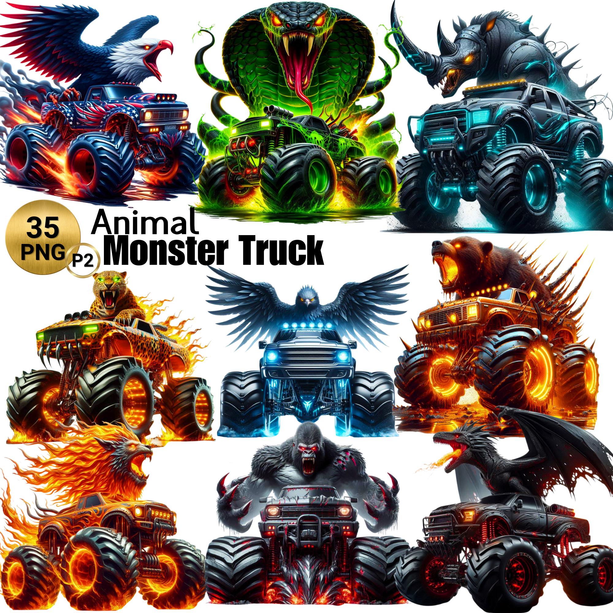 35 PNG Animal Monster Truck P2 Clipart , Extreme Offroad Vehicle ...