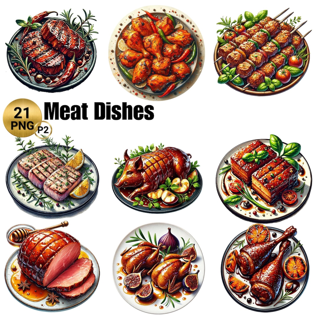 21 PNG Meat Dishes P2 Clipart , Carnivore Cuisine, Beef, Chicken ...