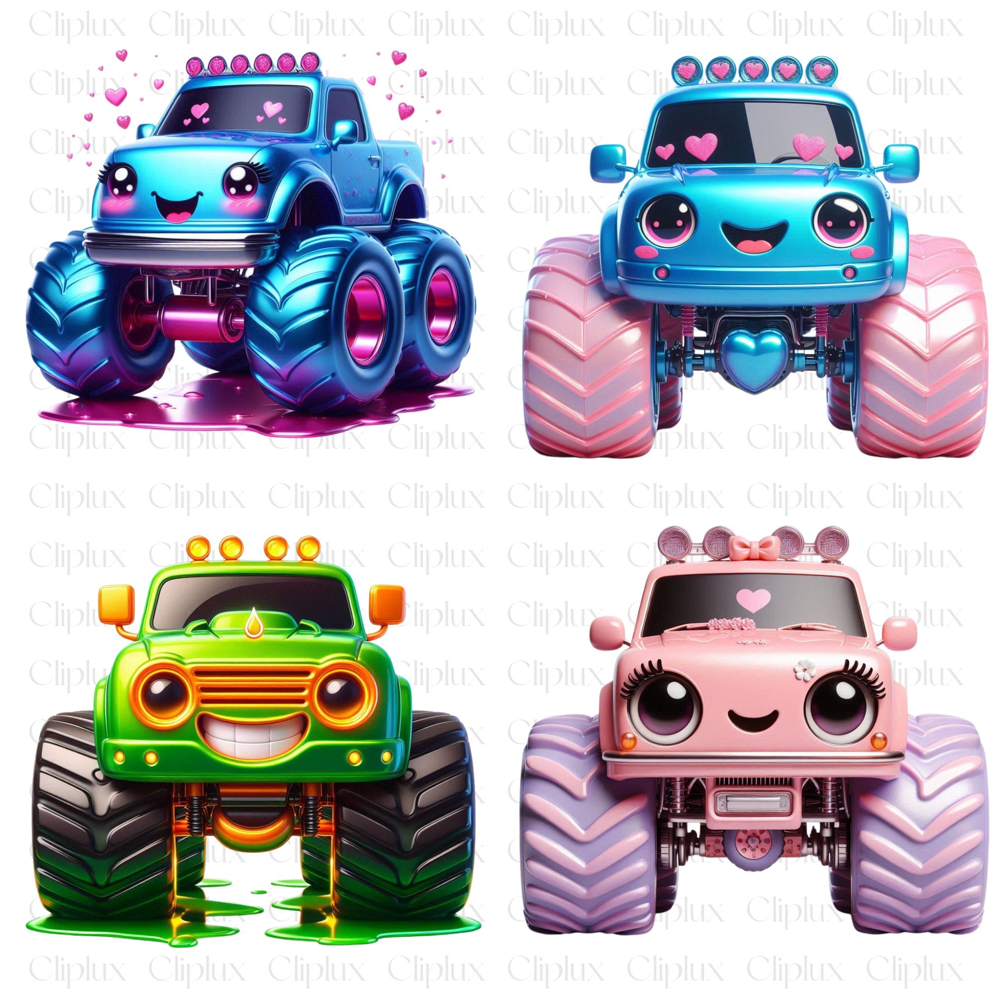 40 PNG Cute Monster Truck Clipart , Extreme Offroad Vehicle Clipart ...