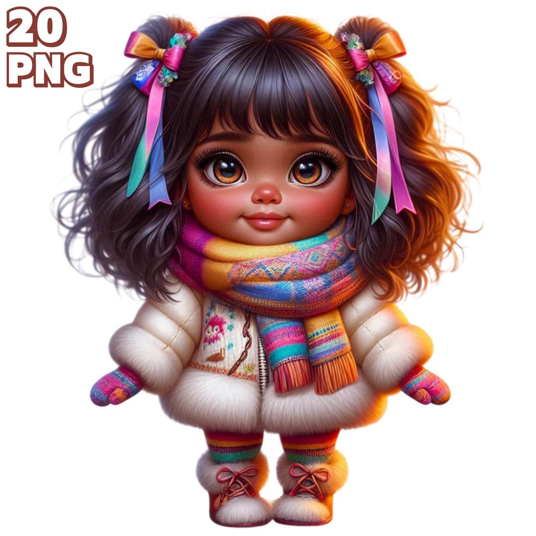 20 PNG Cozy Winter Babies Clipart , Christmas Baby, Little Girls ...