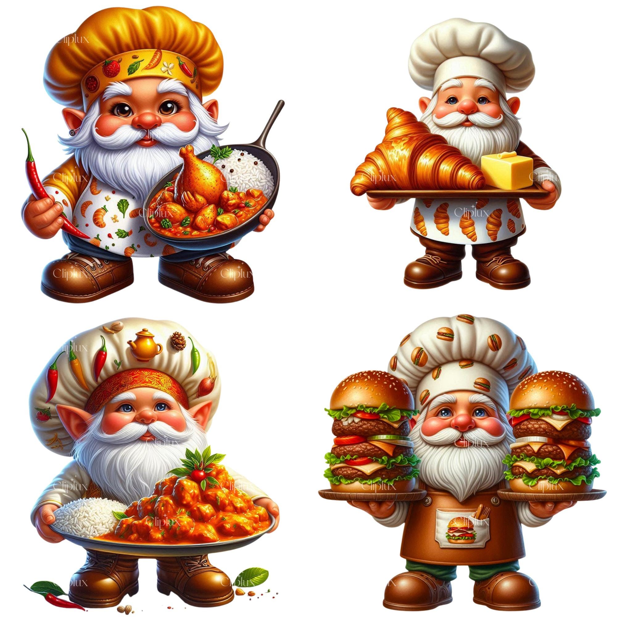 61 PNG Chief Gnomes Clipart , Fantasy Gnome , Cook Gnome, Cafe Gnome ...