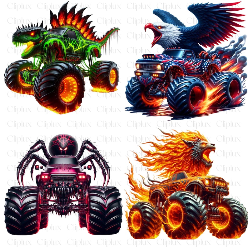 35 PNG Animal Monster Truck P2 Clipart , Extreme Offroad Vehicle ...