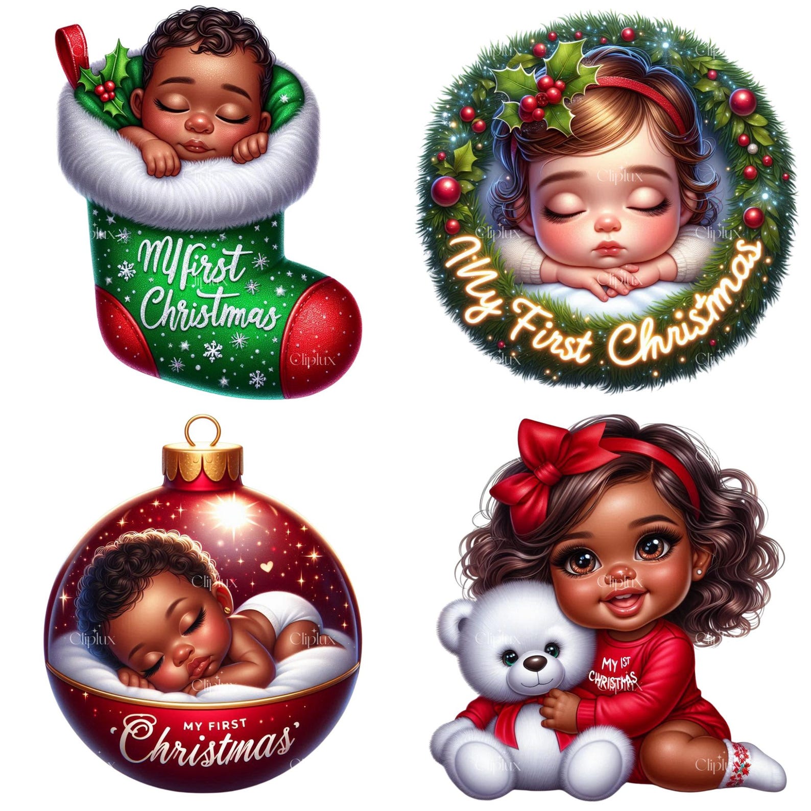 20 PNG My First Christmas Clipart , Cute Babies, Winter Clipart, Cute X ...