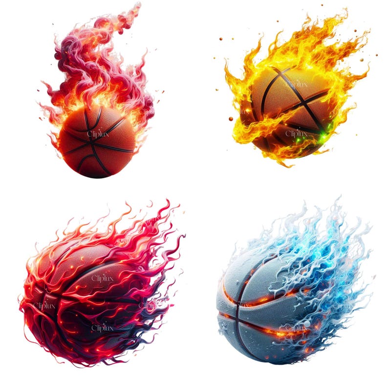 44 PNG Flaming Basketball Clipart , Flaming Ball Clipart, Sport Art, T ...