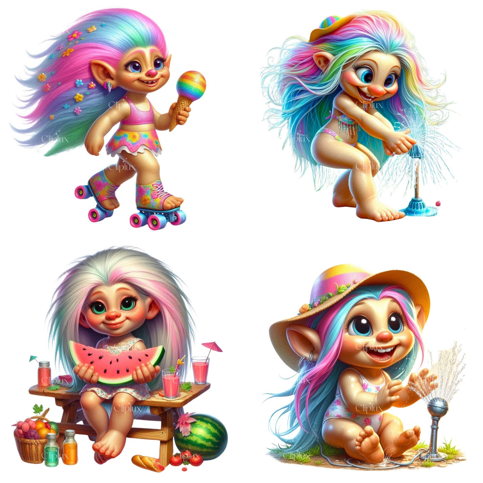 39 PNG Cute Summer Gnomes Clipart , Beach Gnomes, Spring Gnomes, Gnome ...