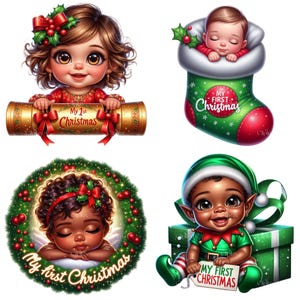 20 PNG My First Christmas Clipart , Cute Babies, Winter Clipart, Cute X ...