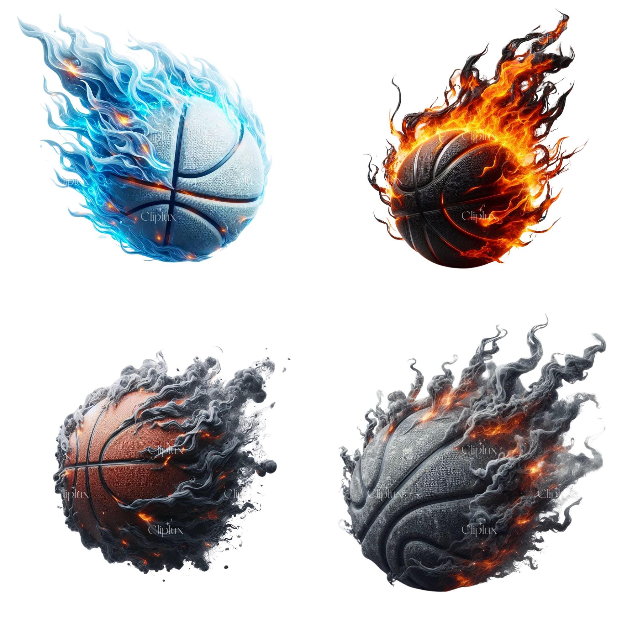 44 PNG Flaming Basketball Clipart , Flaming Ball Clipart, Sport Art, T ...
