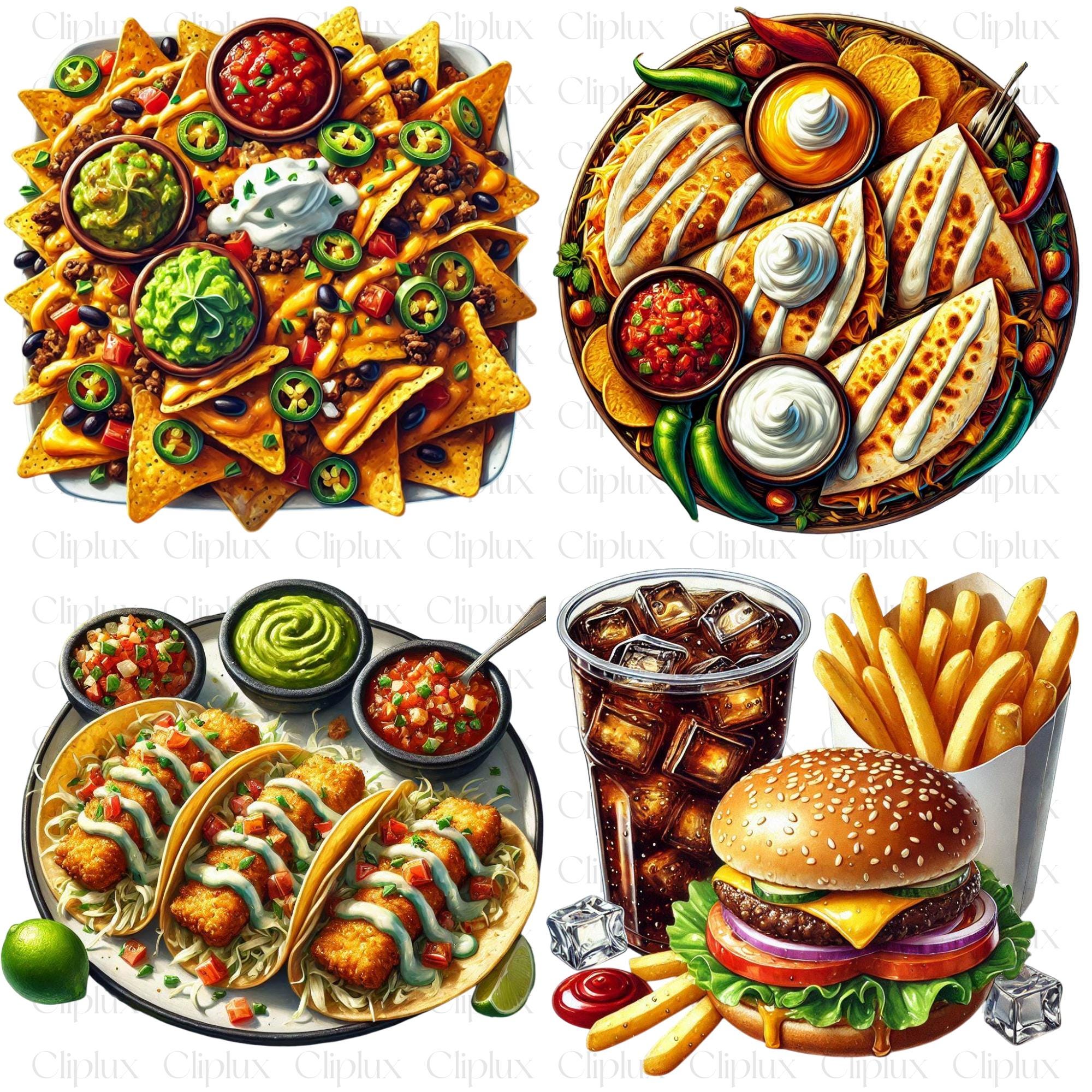 15 PNG Fast Foods Clipart , Tasty Hamburger, Pizza, Hot Dog, Bakery ...