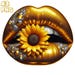 43 PNG Lips With an Object Clipart , Dripping Lips, Glittery Lips, Kiss ...