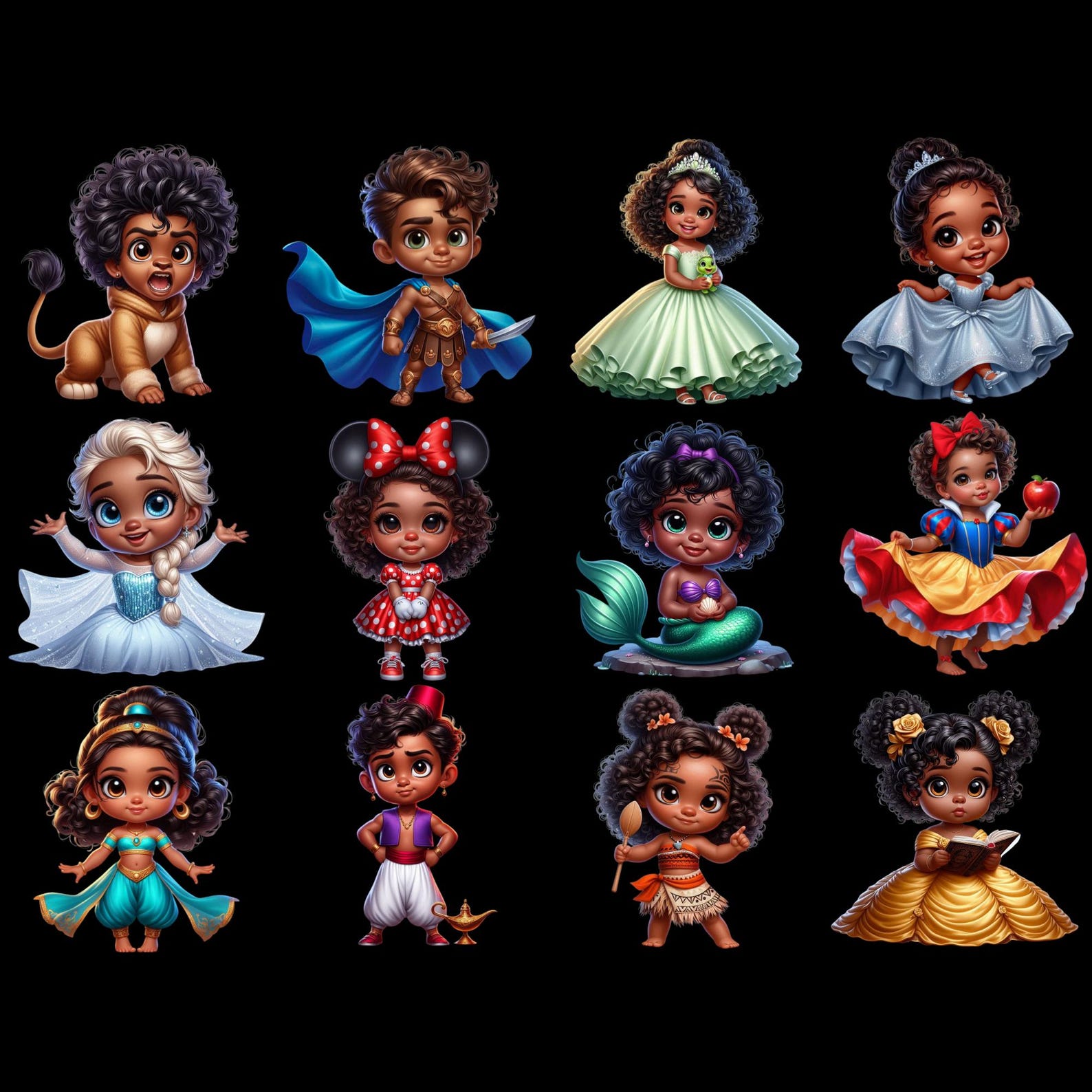 12 PNG Costume of Favorite Charachters Clipart , Cute Babies, Kids ...