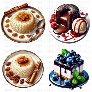 42 PNG Desserts Clipart , Sweet Treats, Chocolate Clipart, Birthday ...