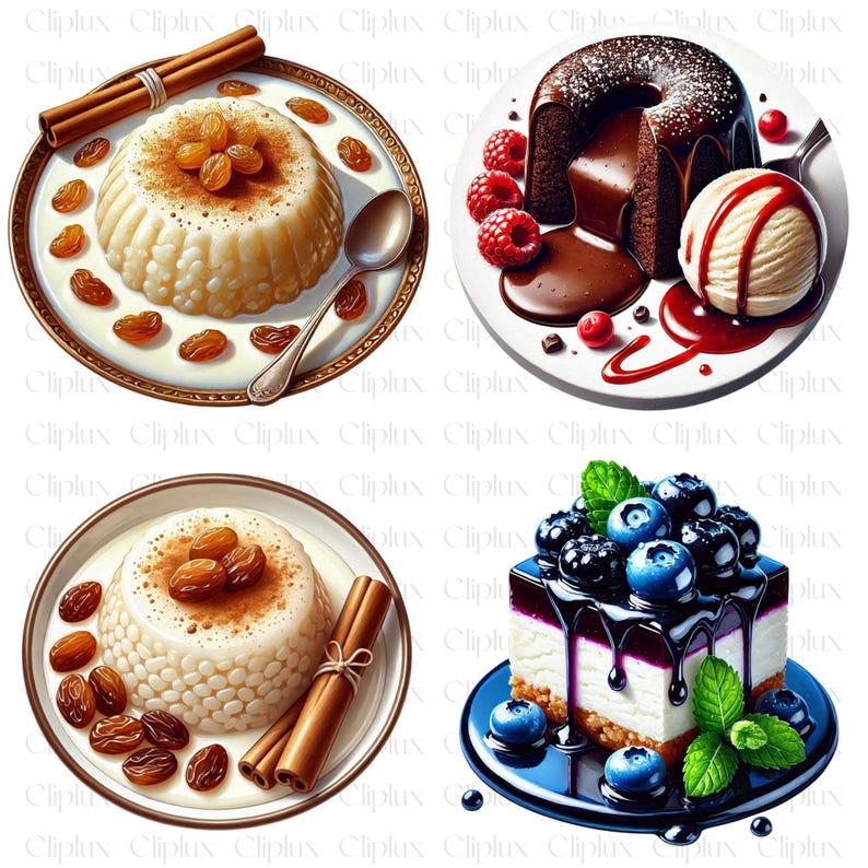 42 PNG Desserts Clipart , Sweet Treats, Chocolate Clipart, Birthday ...