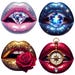 43 PNG Lips With an Object Clipart , Dripping Lips, Glittery Lips, Kiss ...
