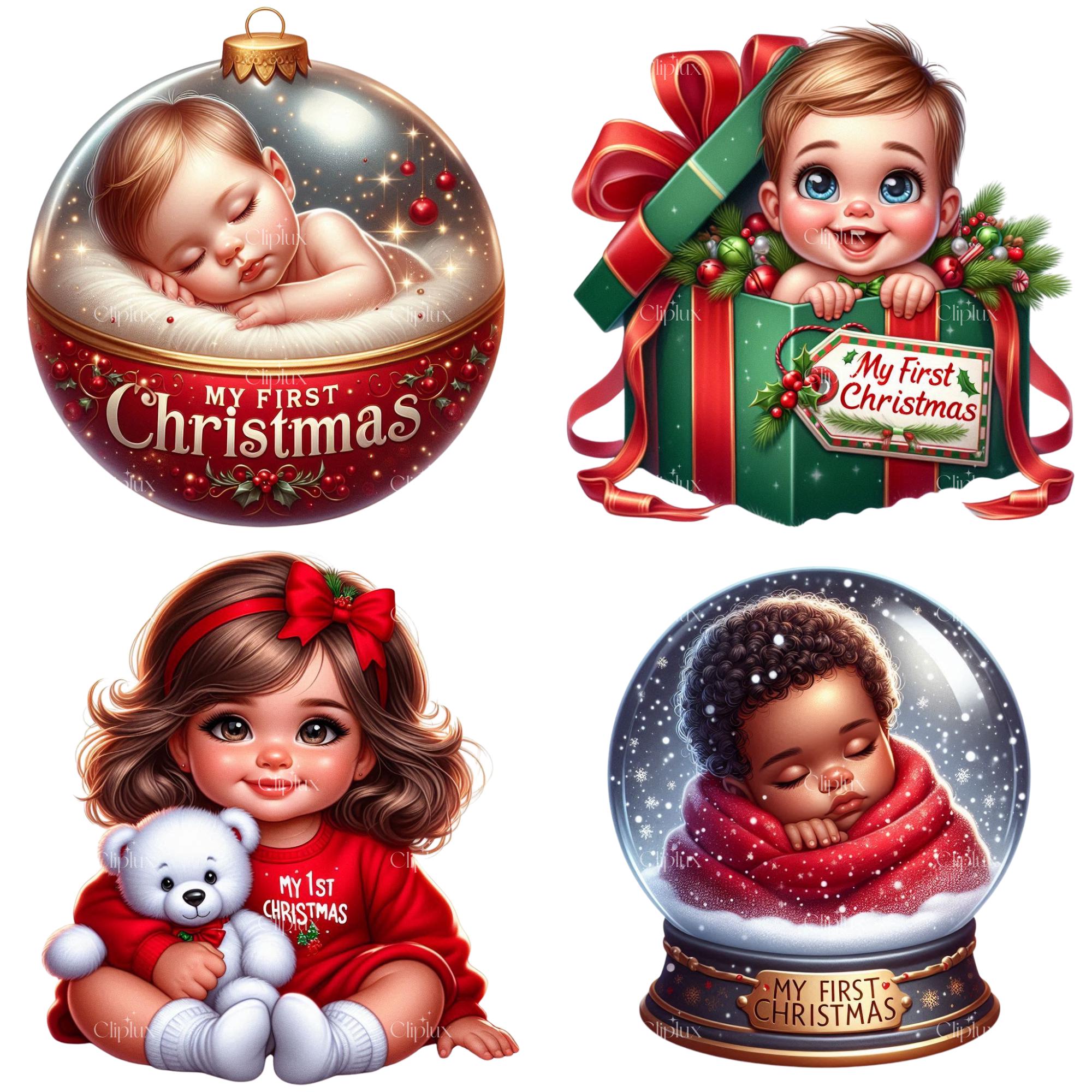 20 PNG My First Christmas Clipart , Cute Babies, Winter Clipart, Cute X ...