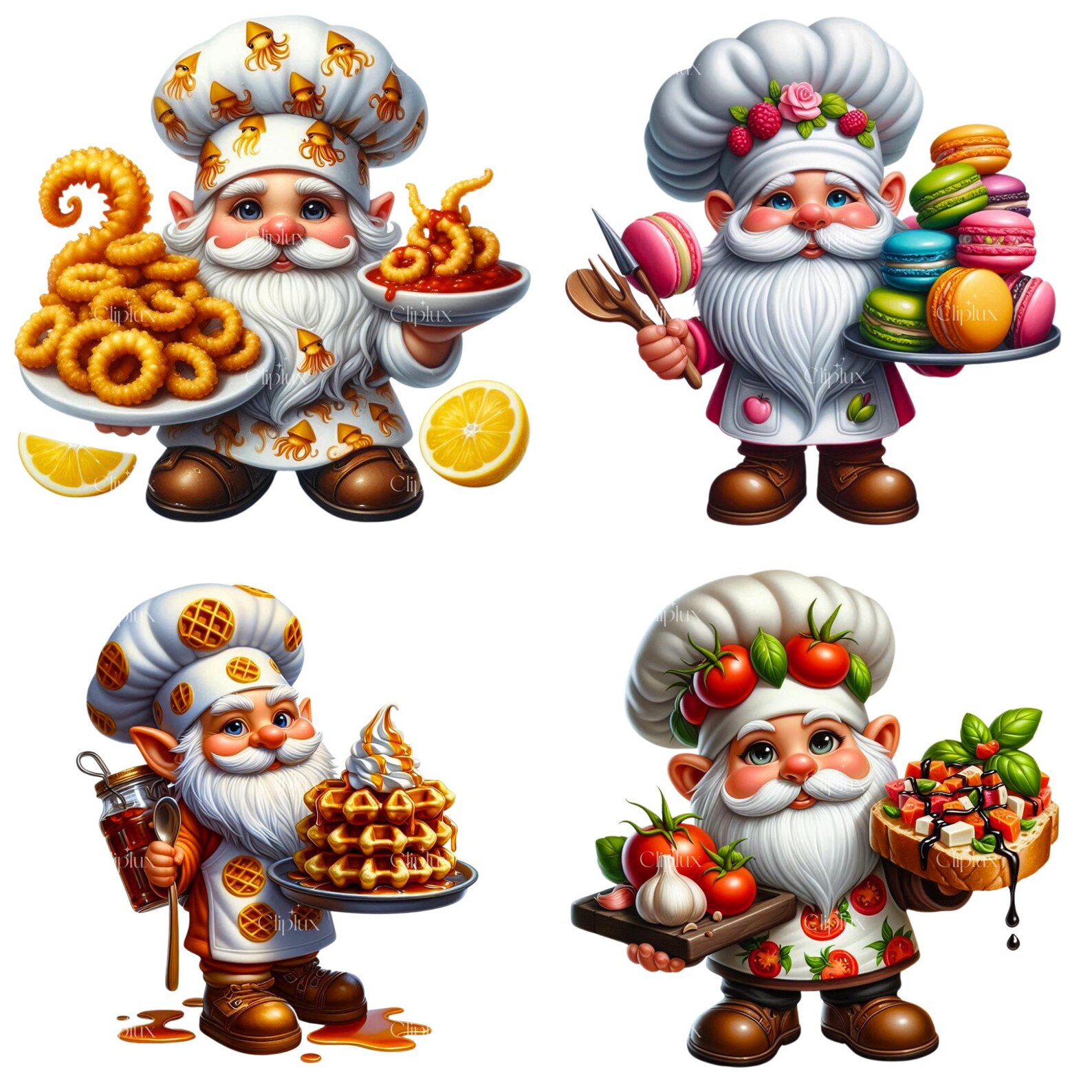 61 PNG Chief Gnomes Clipart , Fantasy Gnome , Cook Gnome, Cafe Gnome ...