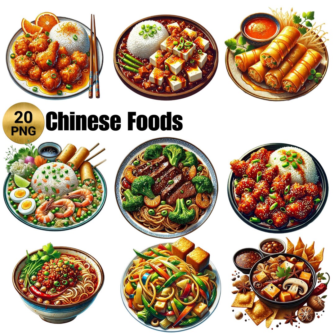 20 PNG Chinese Foods Clipart , Cooking Clipart, Asian Food, Dumpling ...